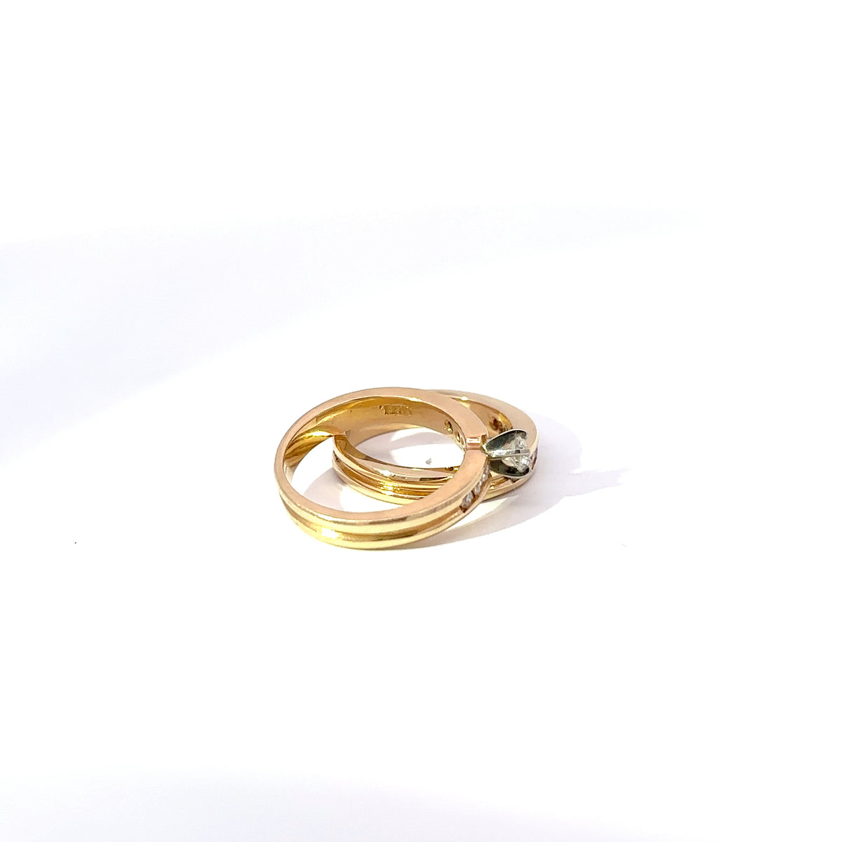 Ensemble solitaire et alliance avec diamants – Gemwheel - La ronde des ...